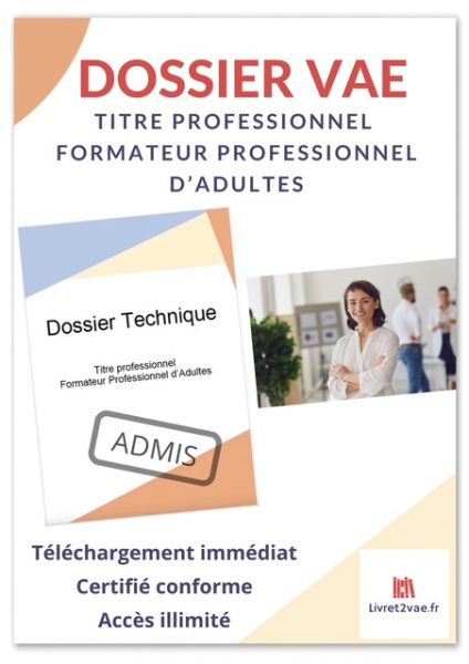 Dossier Technique - Titre professionnel Formateur Professionnel d ...
